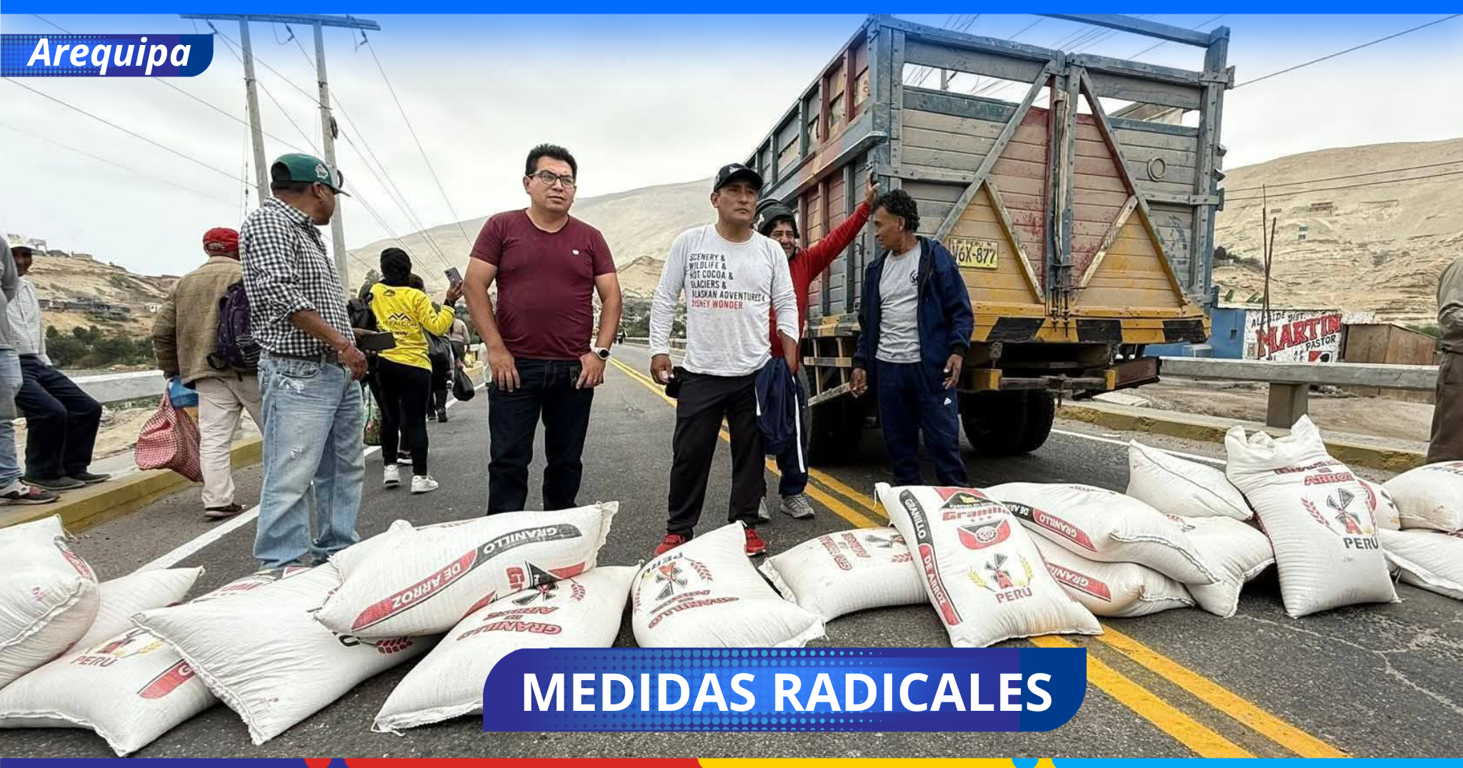 Arroceros protestan por caída de precios en Camaná – EPA Noticias